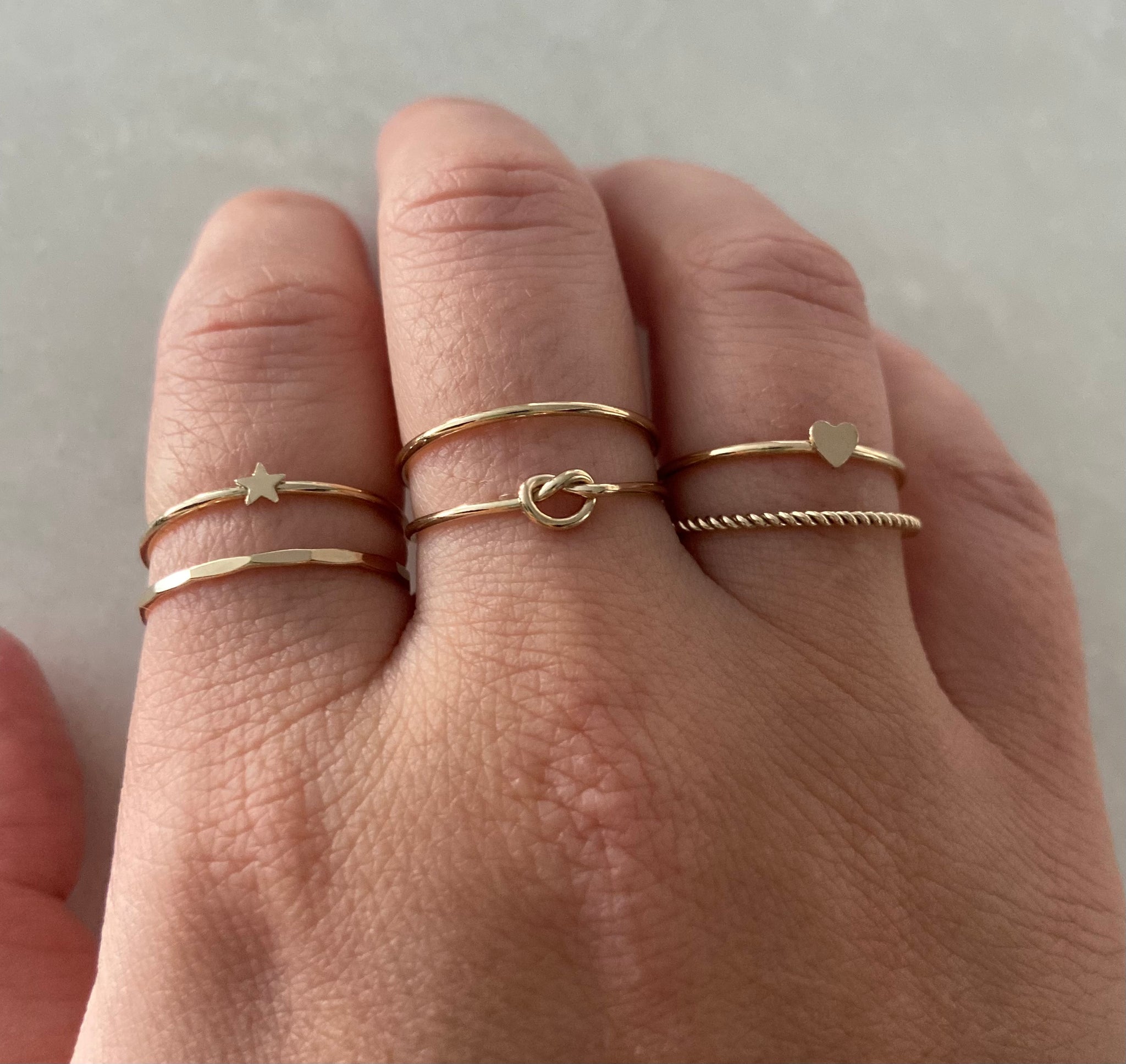 Jayde Heart Stacking Ring – 18chic